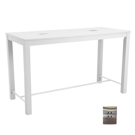 Camden Tradeshow & Event Furnishings | Social Bar Table w/dual Usb ...